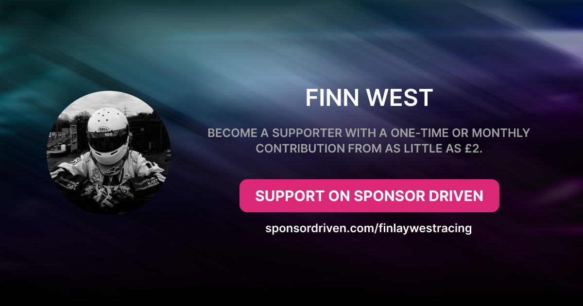 Finlay West - Sponsor Driven